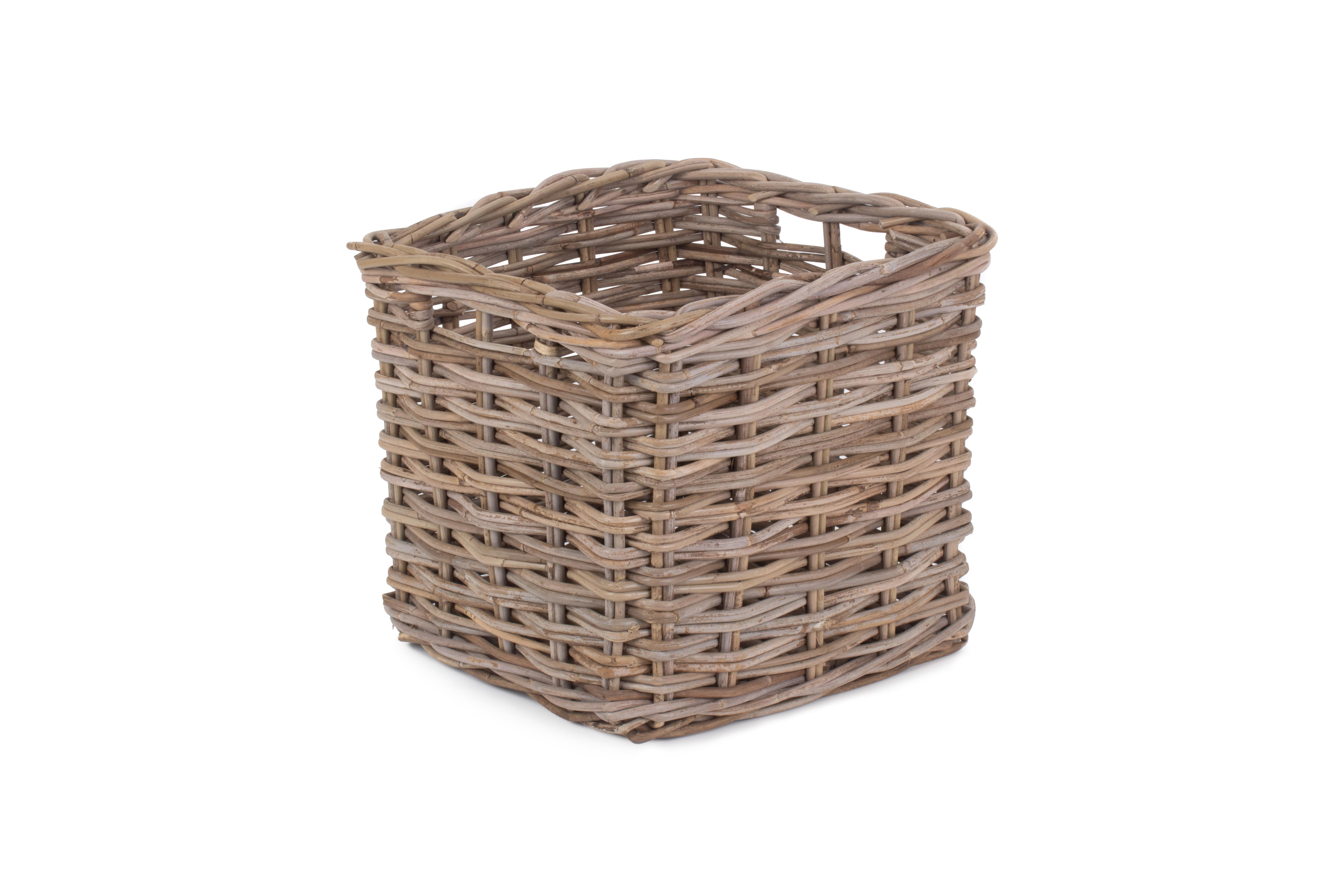 Square Rattan Storage Basket - Storage & Organisation