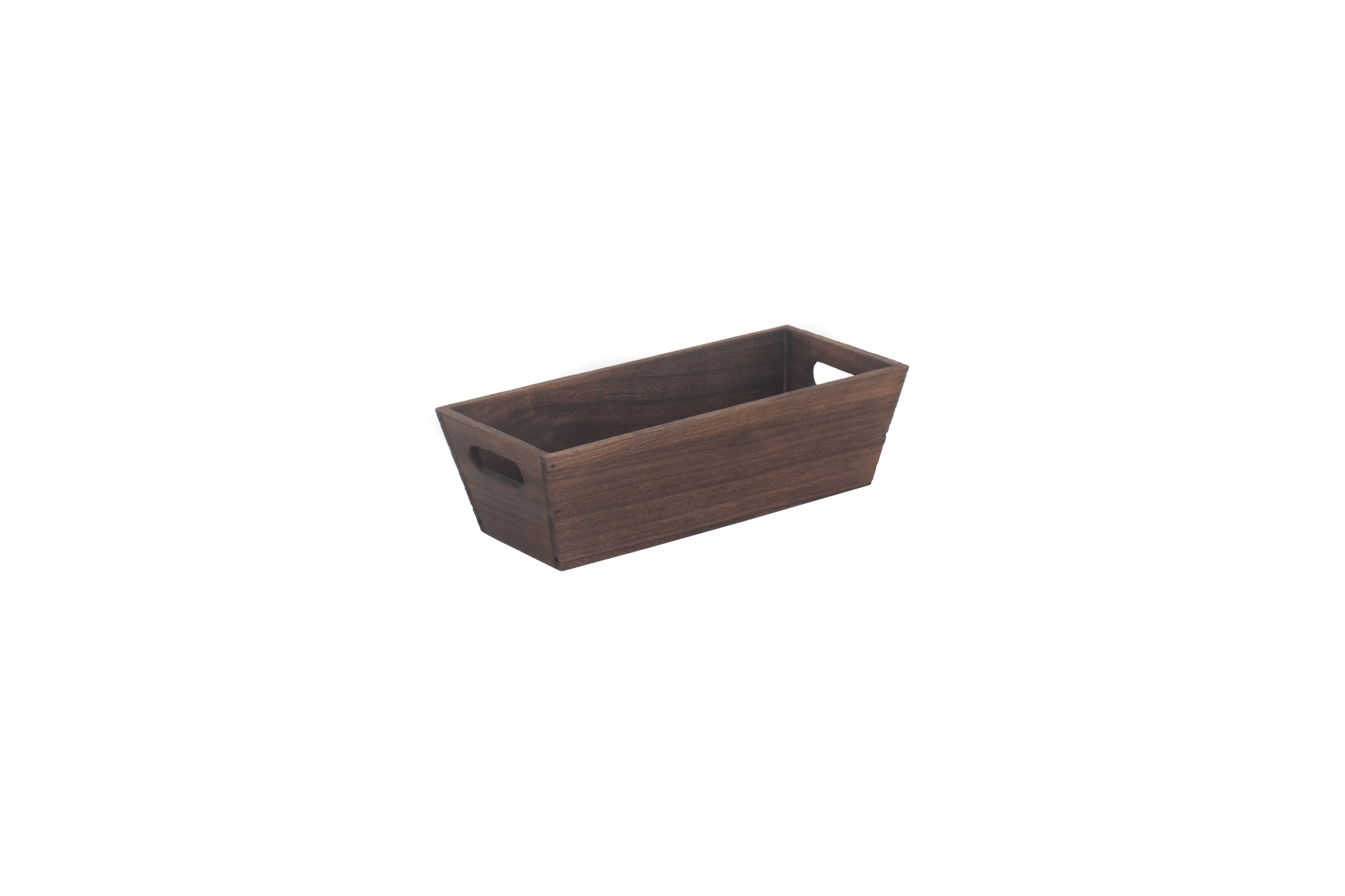 Dark Wooden Packing Trough - Packing Trays