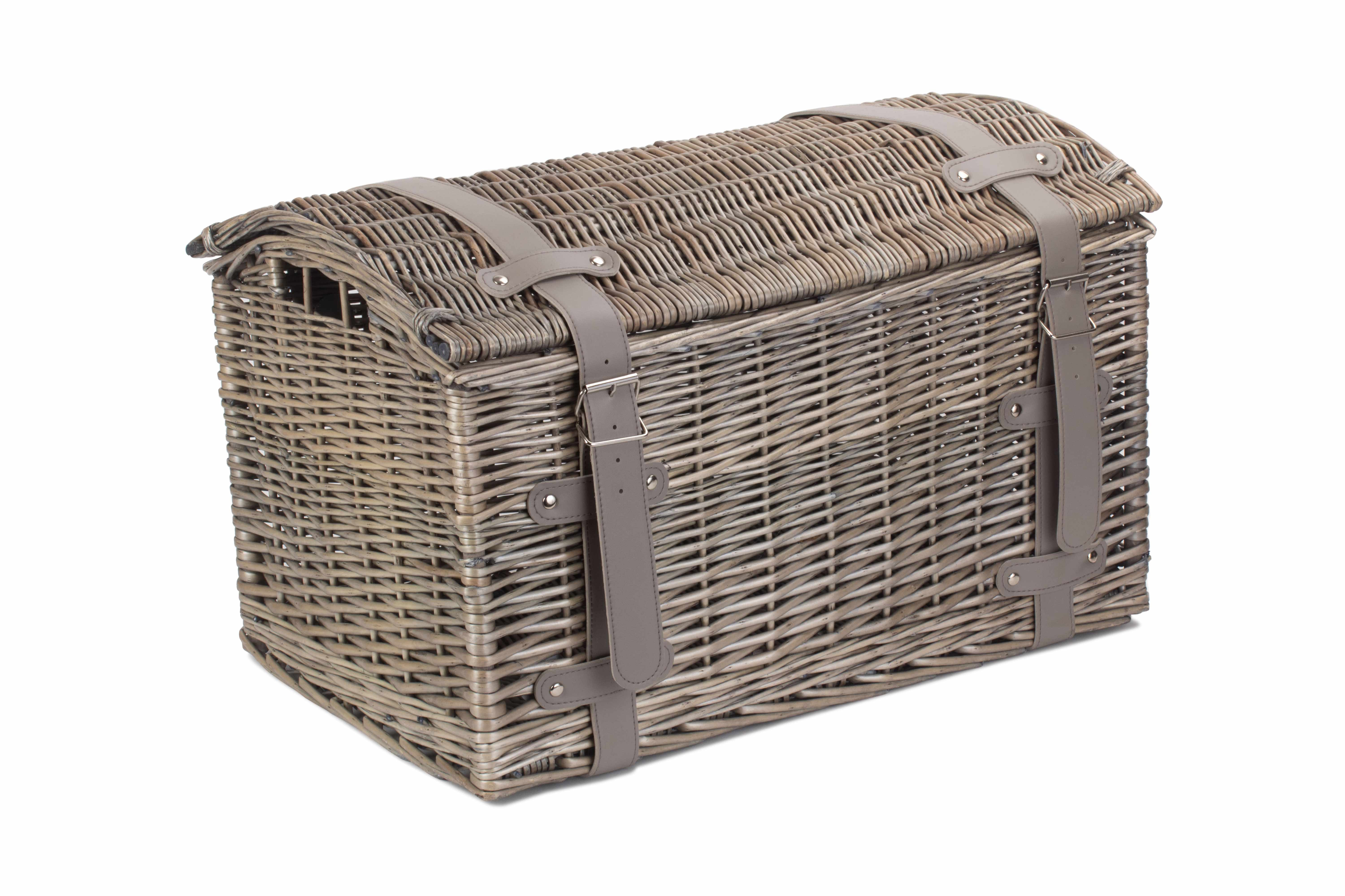 Small Antique Wash Domed Storage Hamper - Storage Hampers